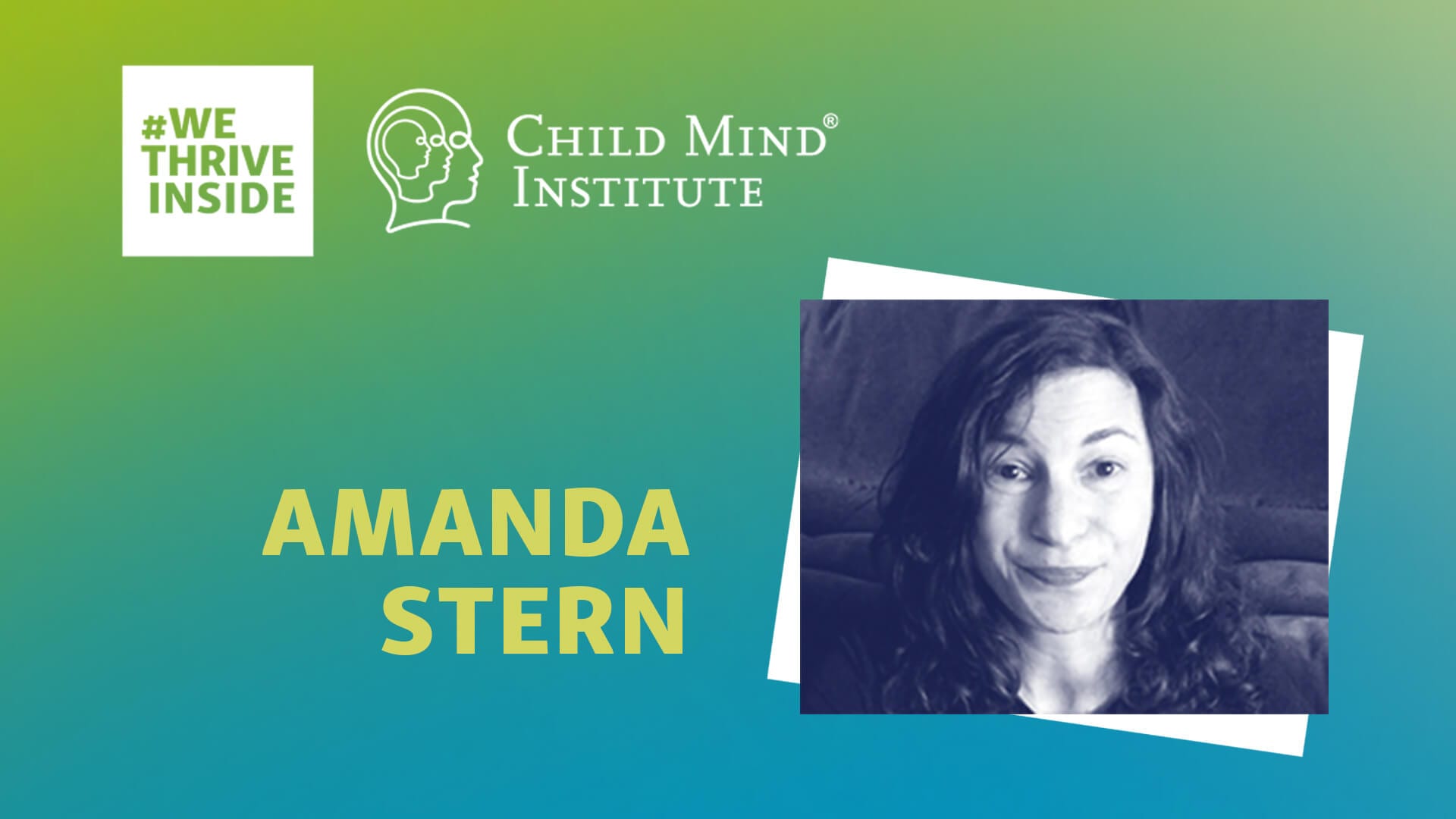 Amanda Stern talks mental health & COVID-19 | #WeThriveInside